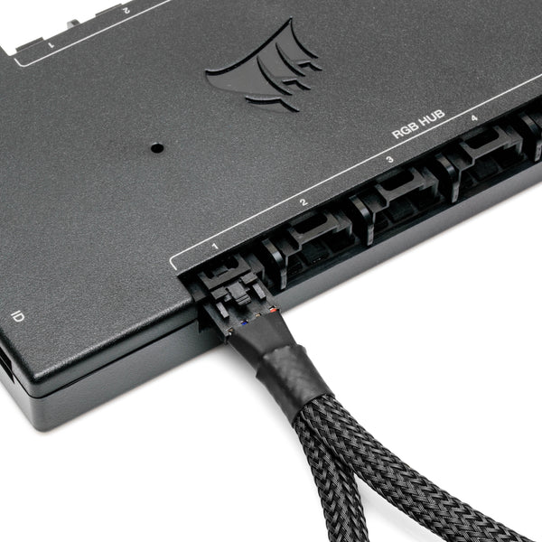 CRJ 4-Pin RGB Splitter Adapter Cable for Corsair iCUE PC Lighting – CRJ ...